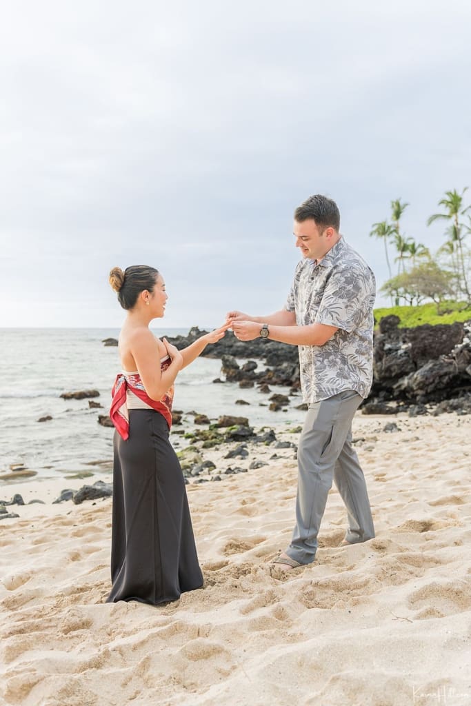Sweet Love - Neil & Laura's Big Island Proposal Portrait