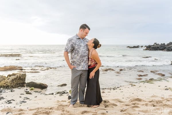 Sweet Love - Neil & Laura's Big Island Proposal Portrait