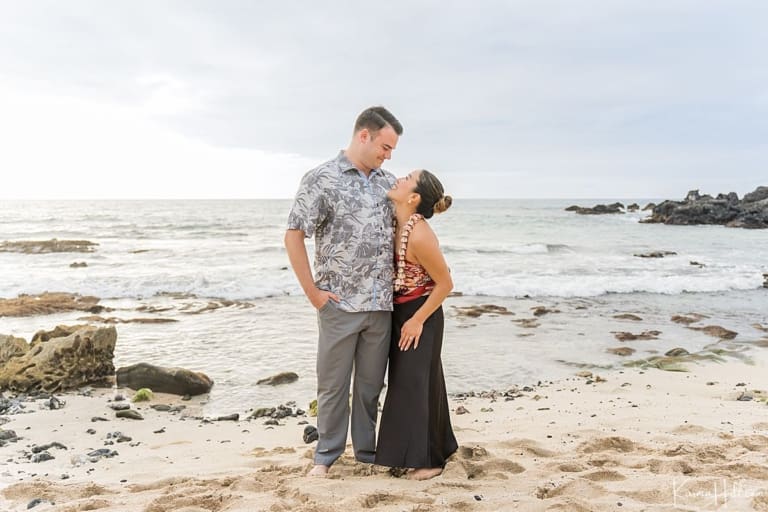 Sweet Love - Neil & Laura's Big Island Proposal Portrait