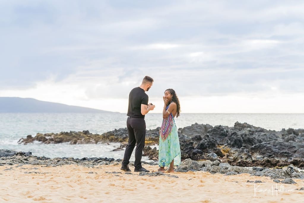 Maui Bling Dreams - Dan & Bianca's Maui Proposal Portrait