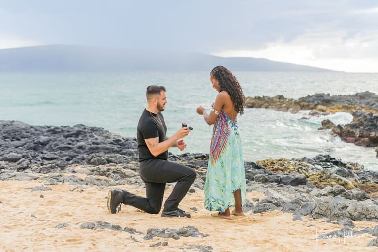 Maui Bling Dreams - Dan & Bianca's Maui Proposal Portrait