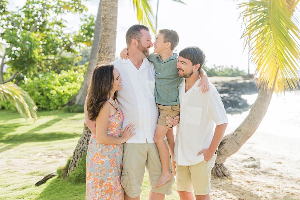 A Long-Awaited Moment - The Hall's Oahu Family Portrait