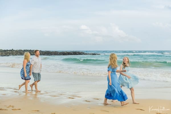 Luttermoser Family Portraits In Kauai: Magic at Kealia Beach