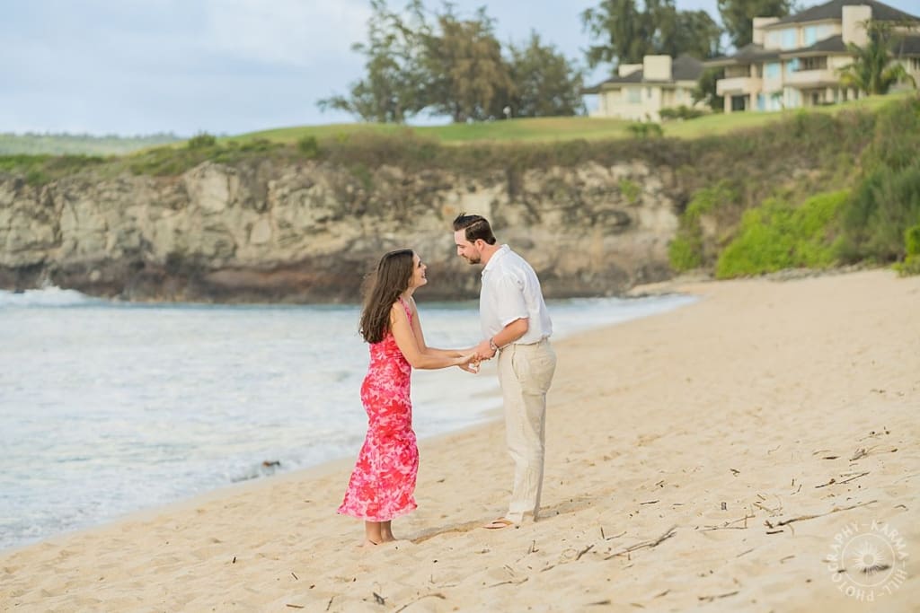 A Sunset Suprise - Sam & Stephanie's Maui Proposal Portrait
