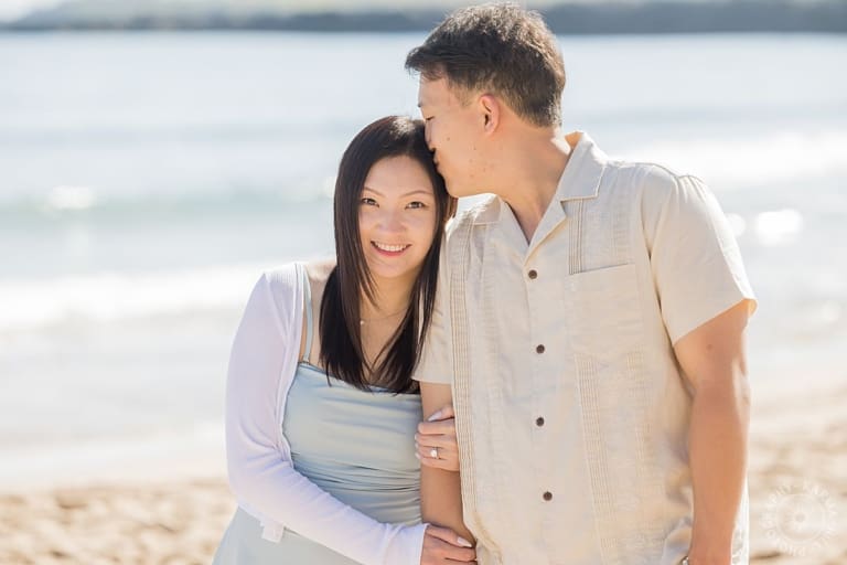 Love in Bloom - Julian & Erin's Maui Proposal Portrait