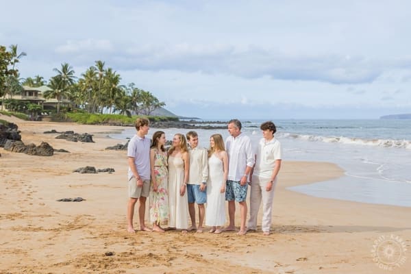 First Timers - The Butler's Maui Family Portrait