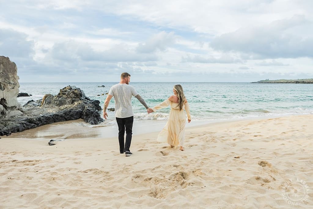 The Moment We Met - Jake & Kayla's Maui Proposal Portrait