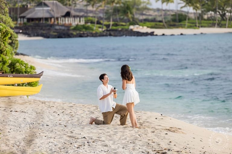 The Best Plan - Kengo & Christianna's Big Island Proposal Portrait