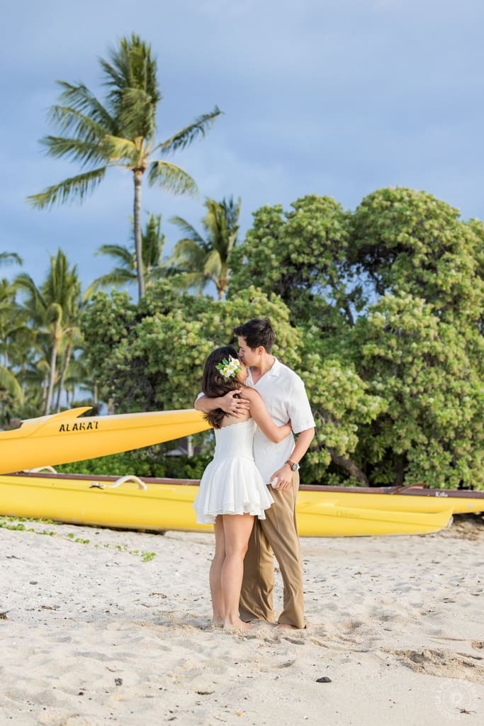 The Best Plan - Kengo & Christianna's Big Island Proposal Portrait