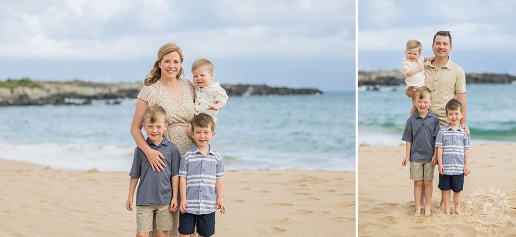 All The Crew - The Krouses' Maui Family Portrait