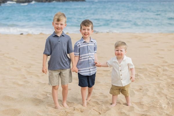 All The Crew - The Krouses' Maui Family Portrait