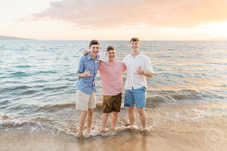 25 Years, 3 Boys - The Awad's Maui Family Portrait