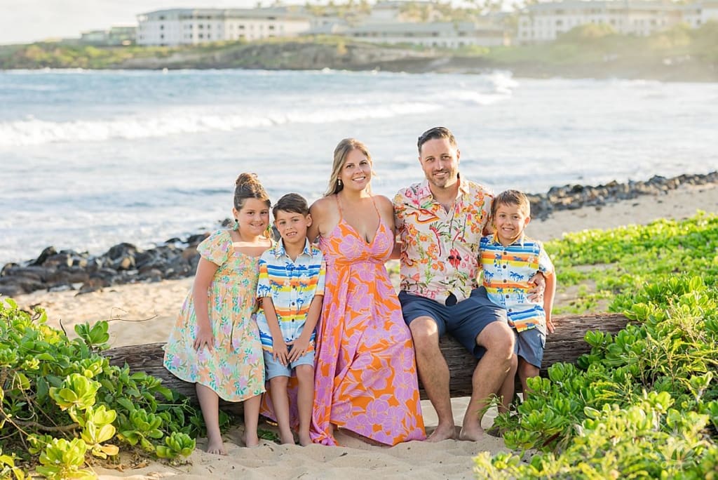 Sunny Smiles - The Branch's Kauai Family Portrait