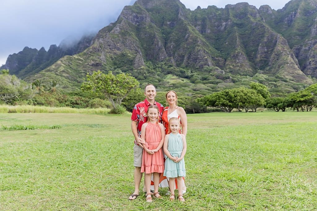 Carefree Summer - The Bynum's Oahu Family Portrait