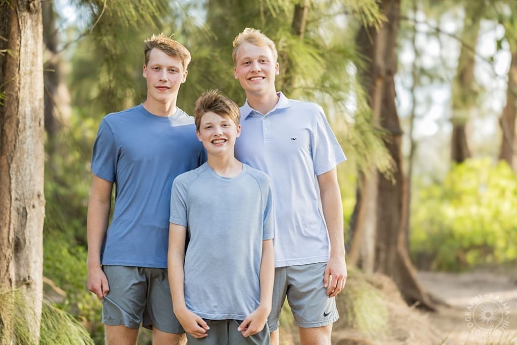 Hand In Hand - The Hebrink's Maui Family Portrait