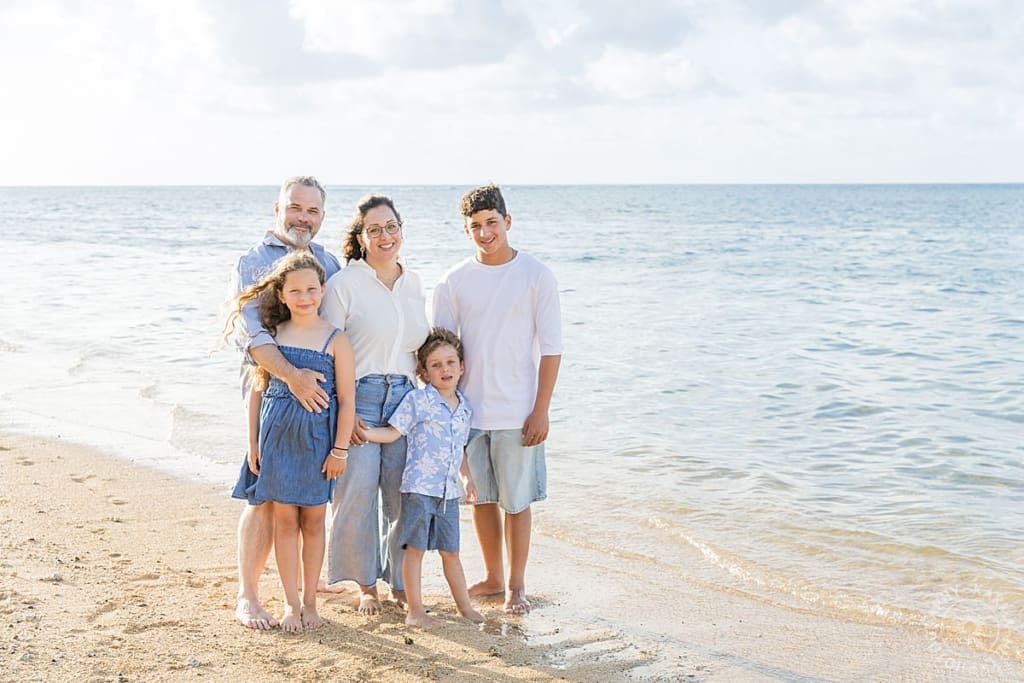 Bar Mitzvah Celebration - The Brauner's Kauai Family Portrait
