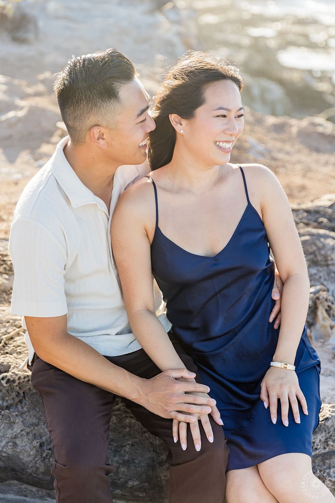 Our Future Ahead - Henry & Maya's Maui Proposal Portrait