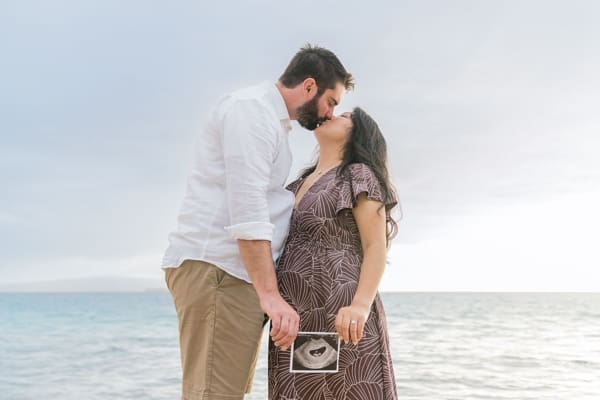 Our Annoucement - Mornida & Zach's Maui Couples Portrait