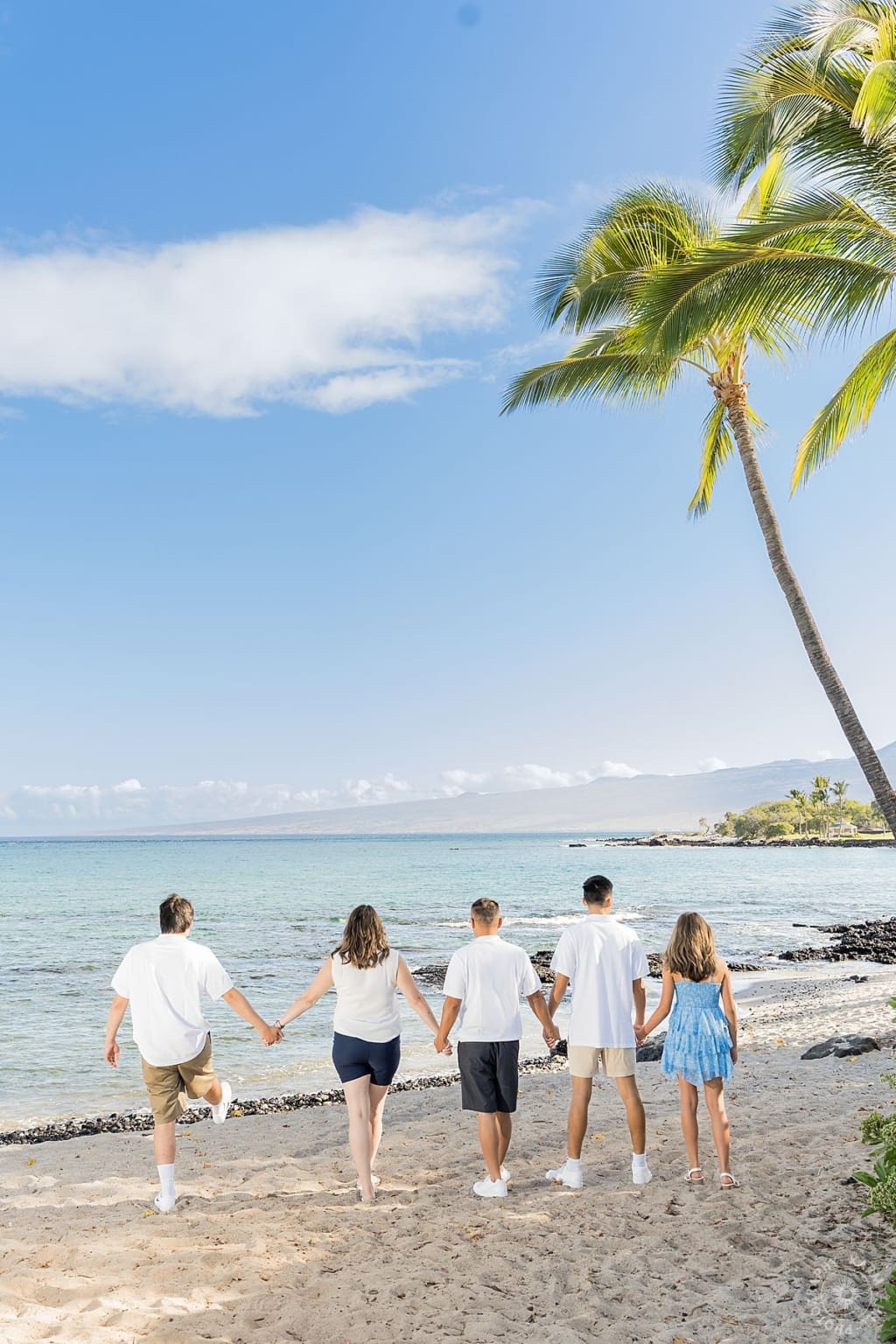Pausing To Honor - The Say's Big Island Family Portrait