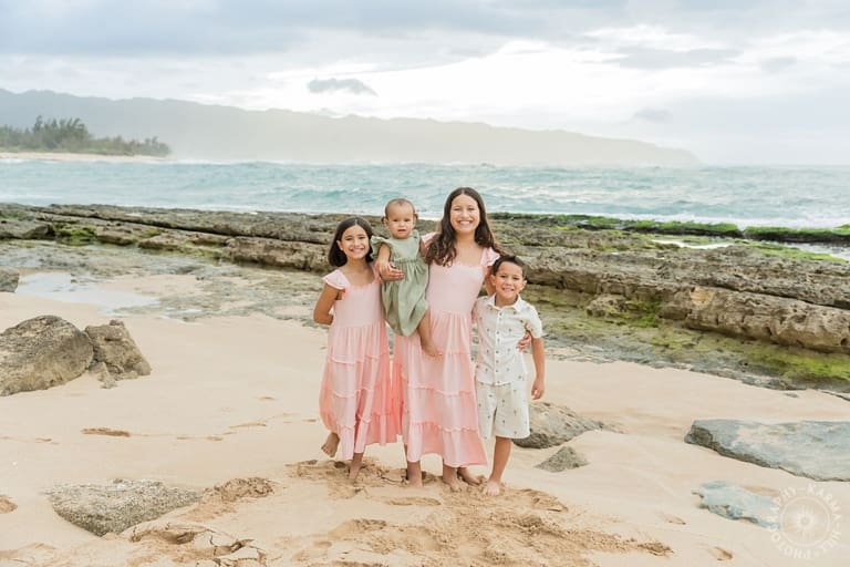 Home Roots - The Lui's Oahu Family Portrait