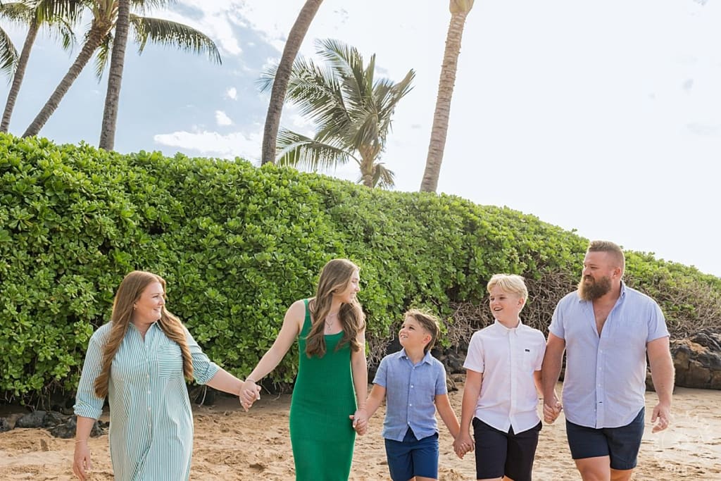 Being Together Makes It Special - The Thul's Maui Family Portrait