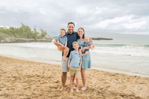 Christmas Time Memories - The Weflen's Maui Family Portrait