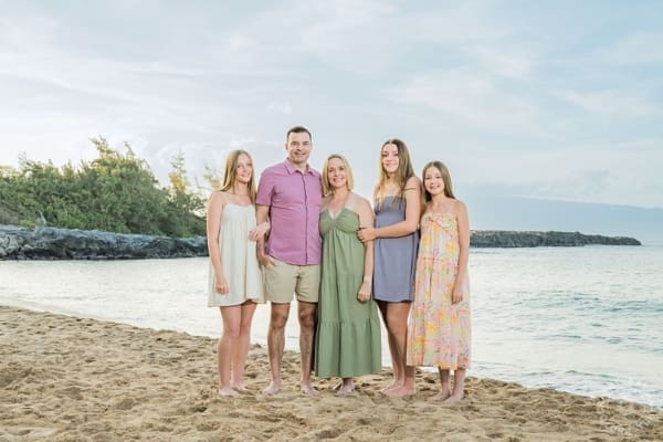 Giving Thanks For Our Family - The Williams' Maui Family Portrait